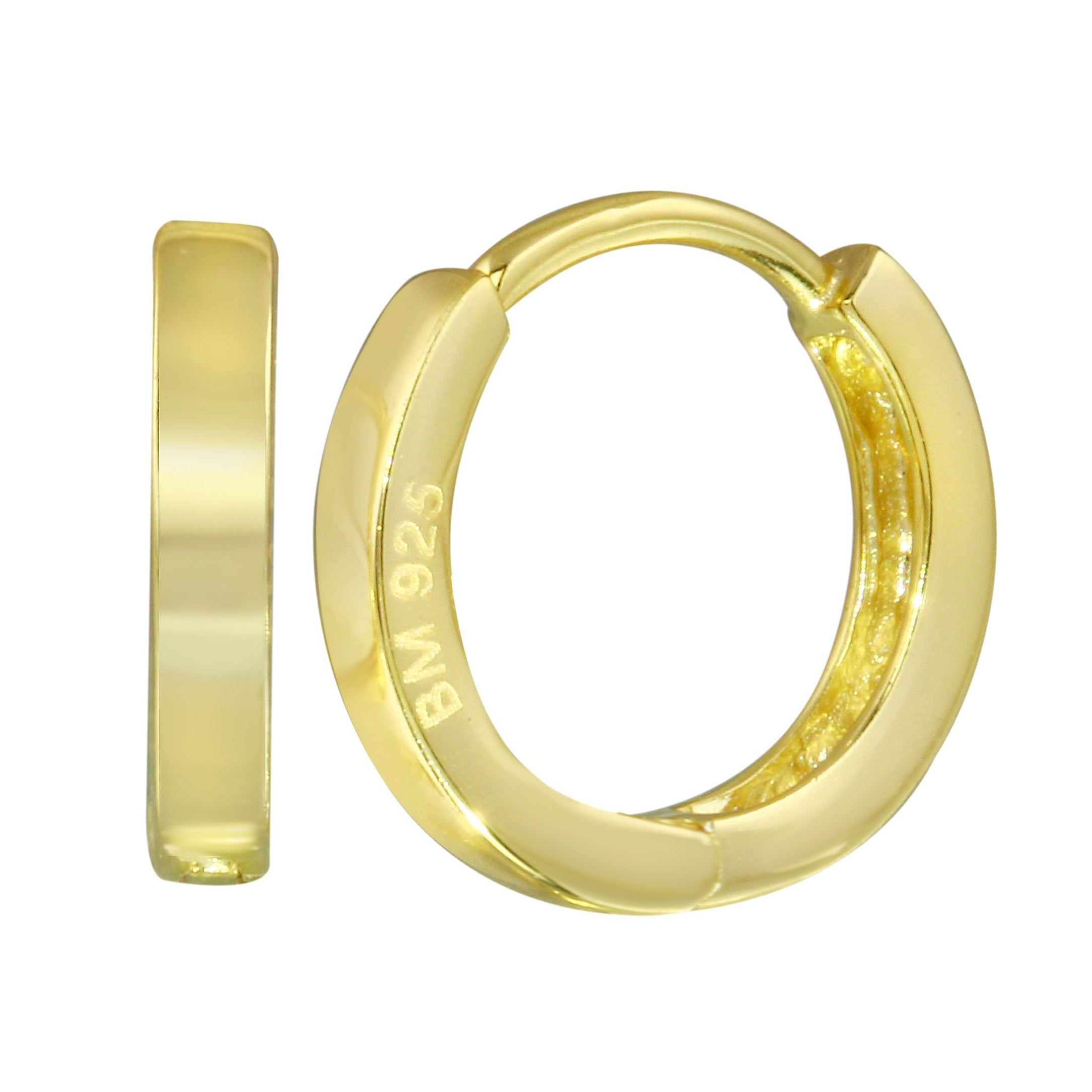 Flat Classic Huggies – JTG Jewelry