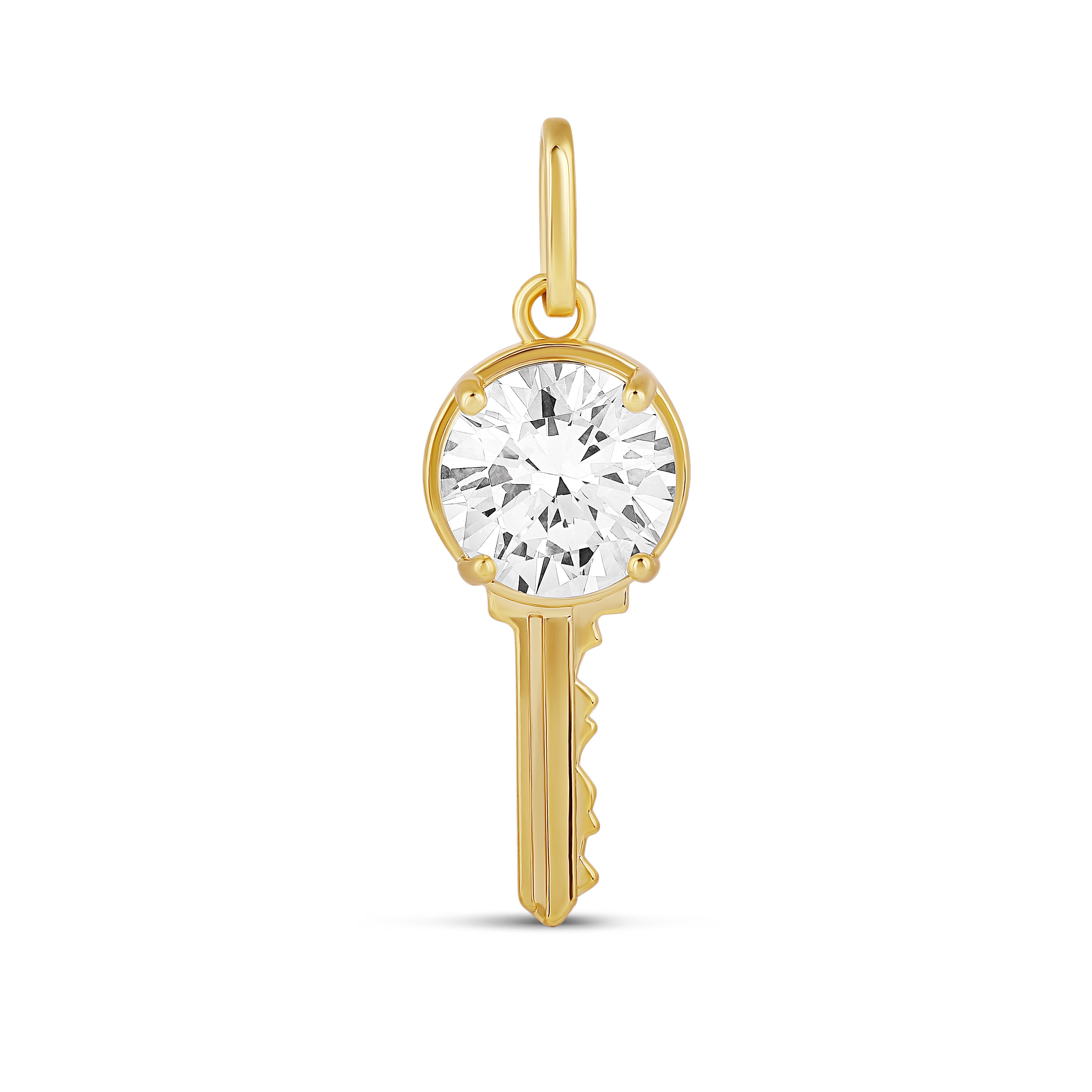 Diamond Key Charm – JTG Jewelry
