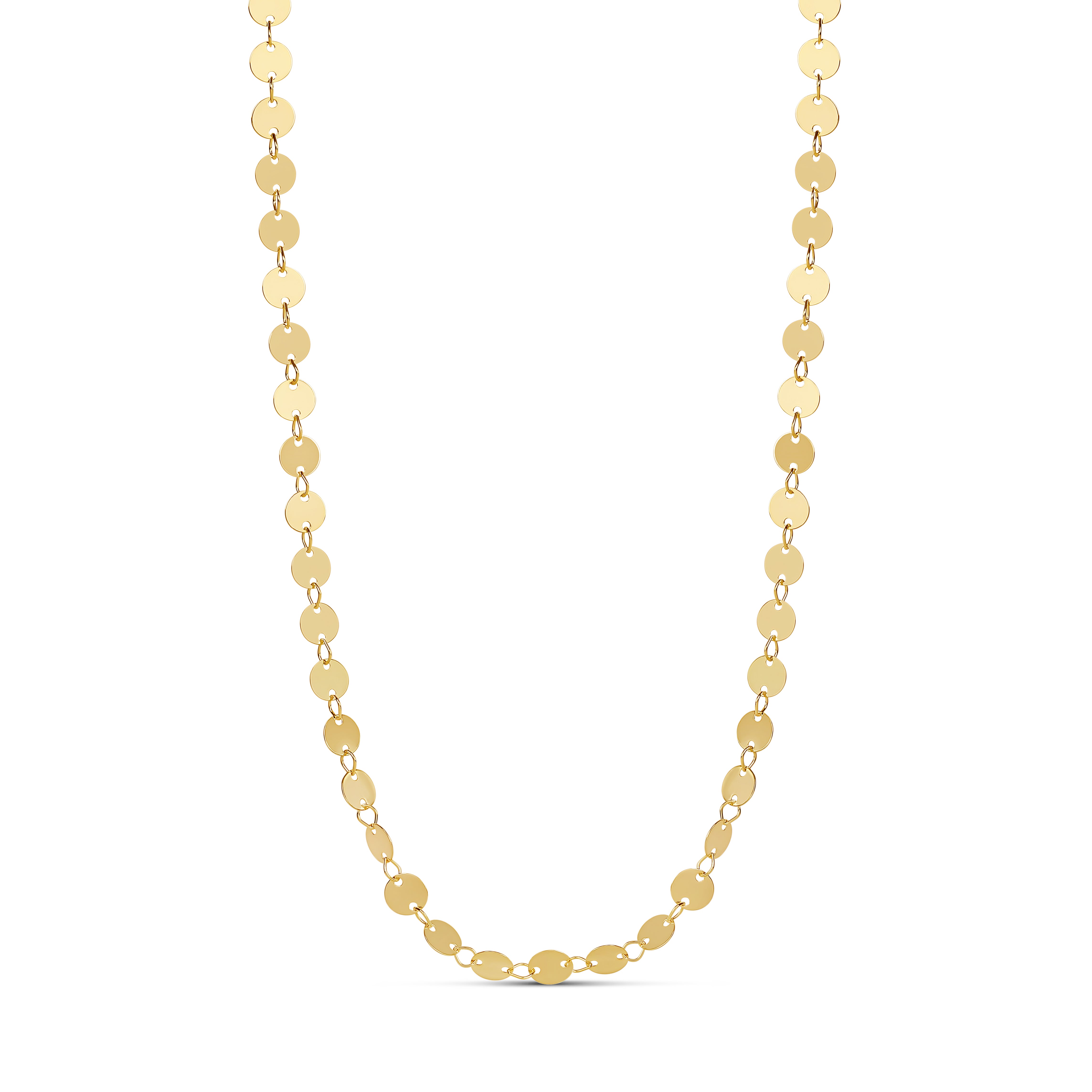 Shimmer Disc Chain – JTG Jewelry
