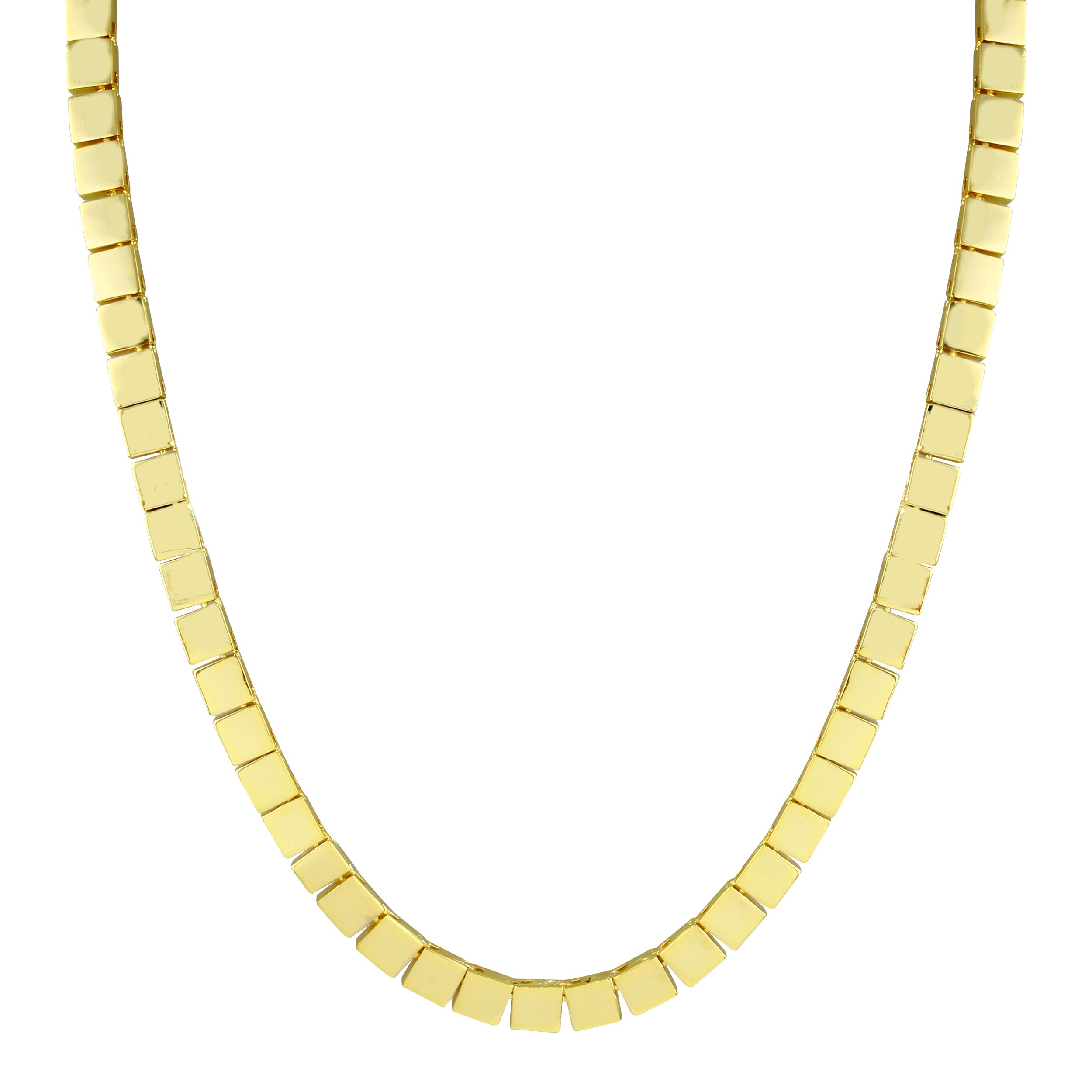 Square Tennis Necklace – JTG Jewelry