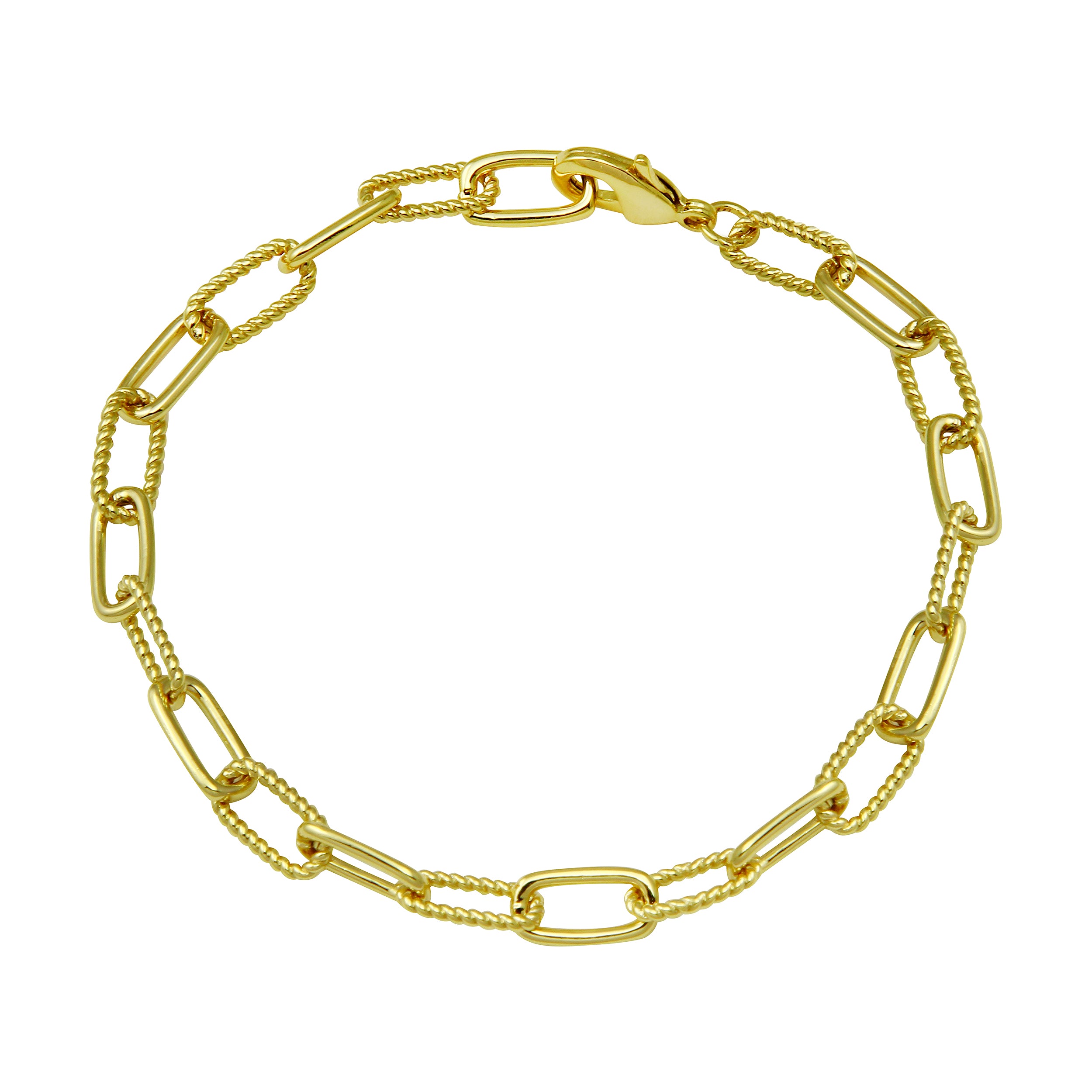 Rope Paperclip Bracelet – JTG Jewelry