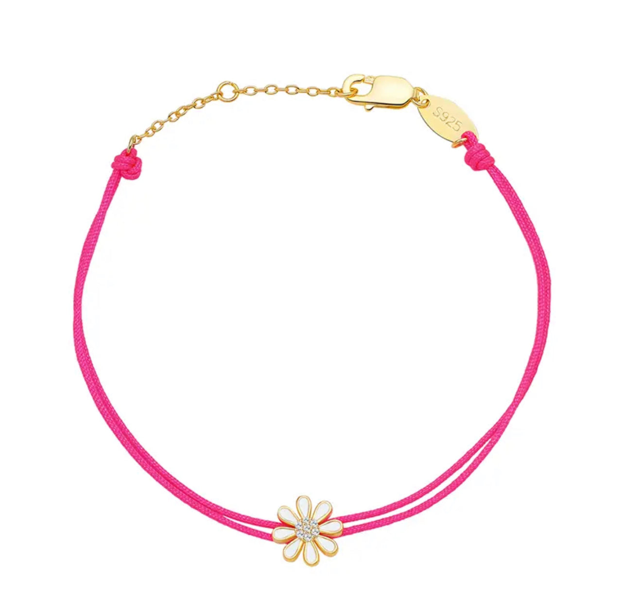 Enamel Flower String Bracelet – JTG Jewelry