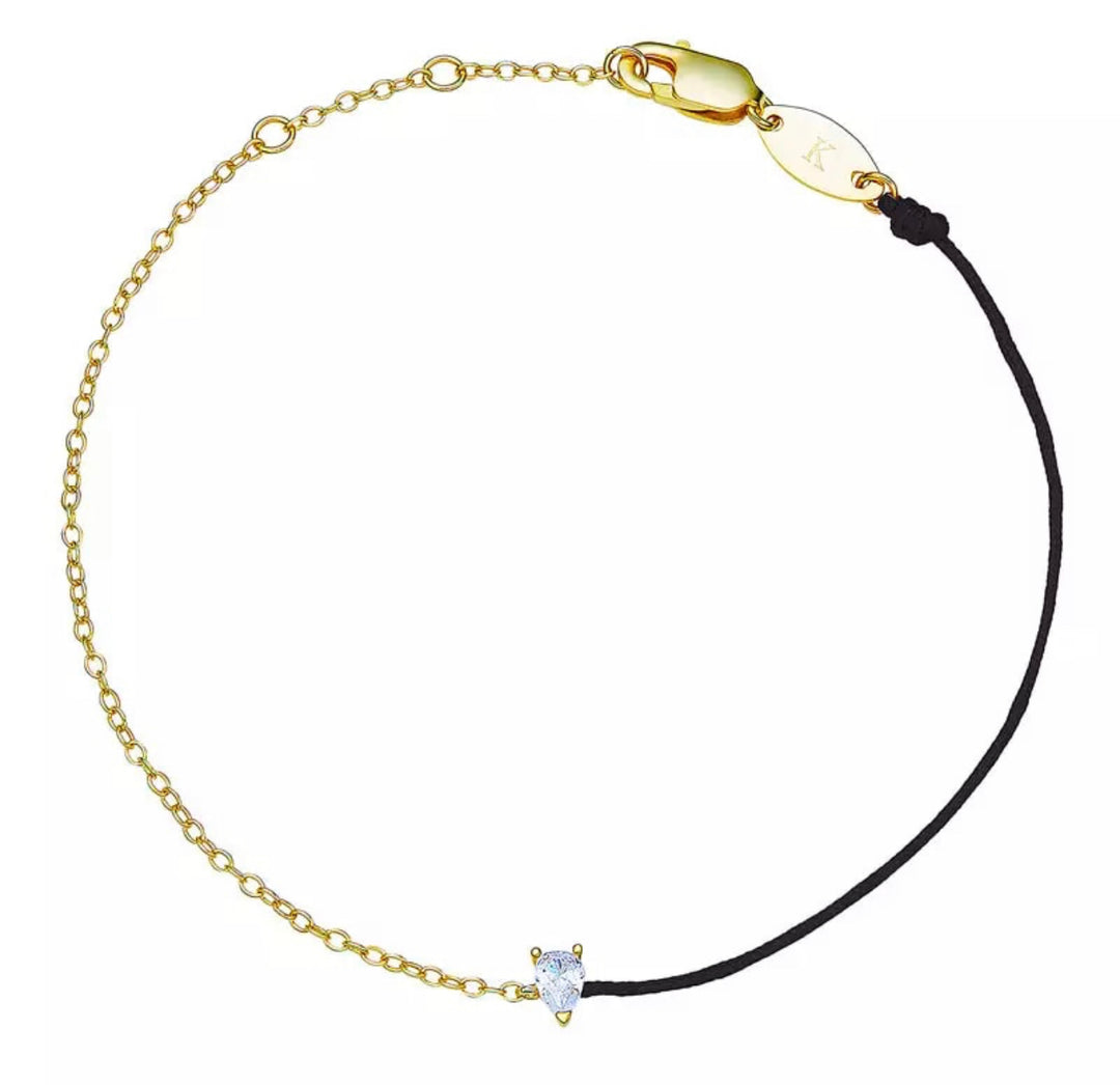 Diamond Drop String Bracelet – JTG Jewelry